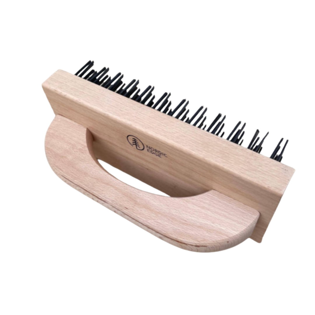 Blacksmith Brush for Forging Scale – Stainless Steel Bristles | Nordic ...